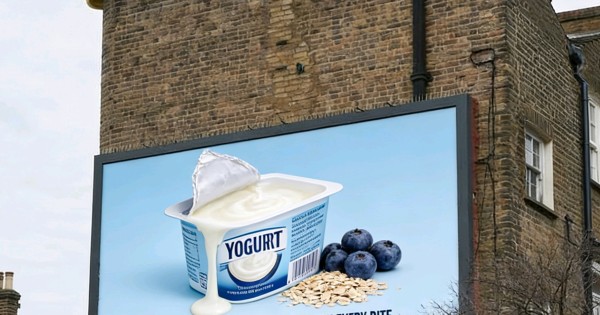 OLOEY Outdoor Billboard Advertising for Yogurt Promotion